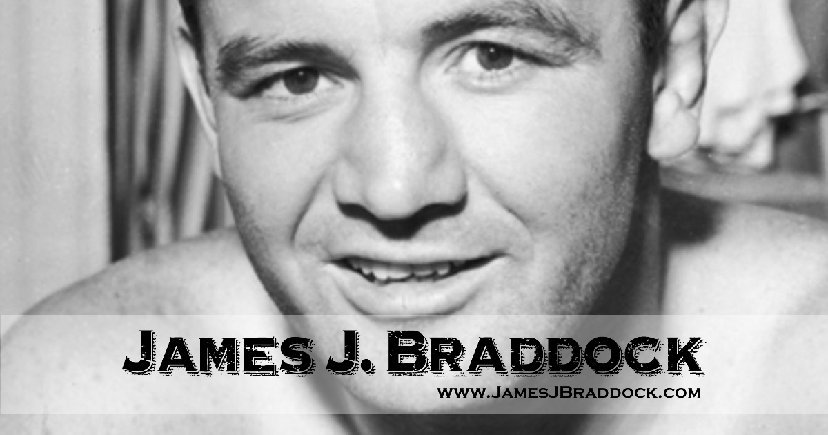 James J. Braddock - Commemorative Collectible Photo